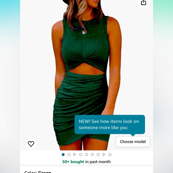 Dresses | Green Cut Out Dress | Poshmark